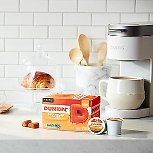 Dunkin’ Caramel Me Crazy Flavored Coffee, 10 Keurig K-Cup Pods