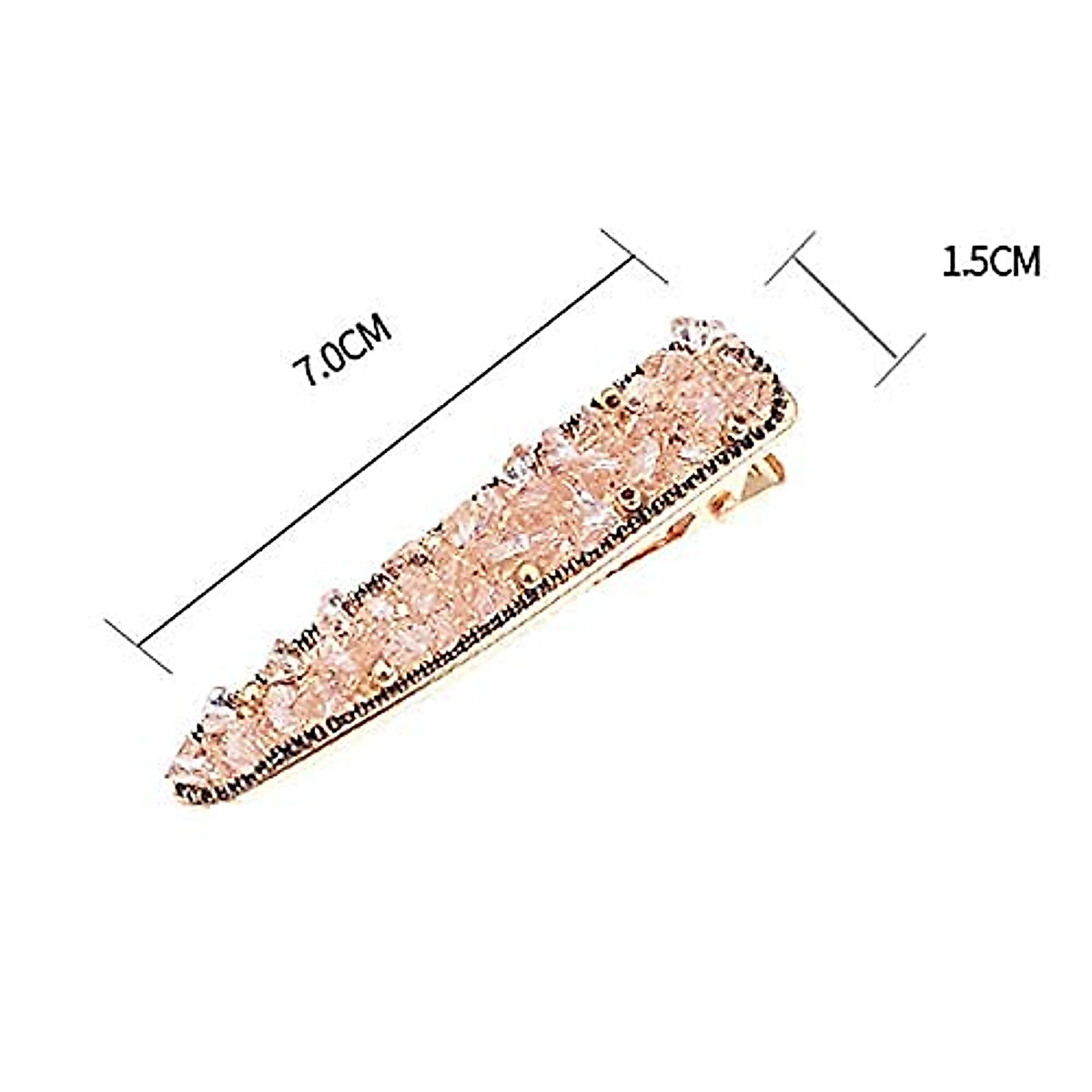 Rhinestone Hair Clips, Crystal Hair Clips,4Pcs Bling Crystal Hairpins Headwear Hair Barrettes Hair Pins Fashion Hair Accessories for Women Girls (4PCS-style2)