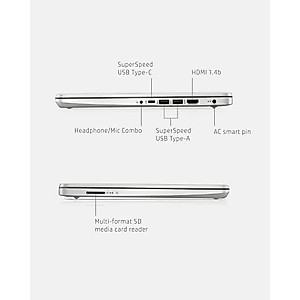 HP 14 Laptop, AMD Ryzen 5 5500U, 8 GB RAM, 256 GB SSD Storage, 14-inch Full HD Display, Windows 11 Home, Thin & Portable, Micro-Edge & Anti-Glare Screen, Long Battery Life (14-fq1025nr) (Renewed)