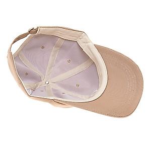 ARVORES Embroidered Baseball Cap Hat - Adjustable Cute Unisex Trucker Dad Hats for Women Men (Smiley Face_Khaki)