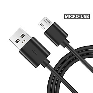 USB Charging Cable Charger Cord Compatible for TREBLAB FX100 HD77 HD7,BUGANI M83,AOMAIS GO,iFox iF012 Bluetooth Speakers Power Cord