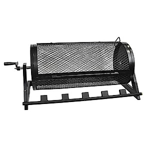 Santa Barbara Chili Roaster CRBBQ-Kit 5 Burner Hatch Chile Roaster Propane Roaster Drum, Regulator & Apron Kit