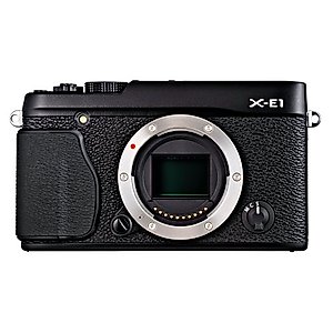 Fujifilm X-E1 16.3 MP Compact System Digital Camera with 2.8-Inch LCD - Body Only (Black)