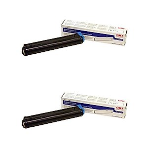 OKI 43502301 Black Toner Cartridge 2-Pack for B4400, B4500, B4550, B4600