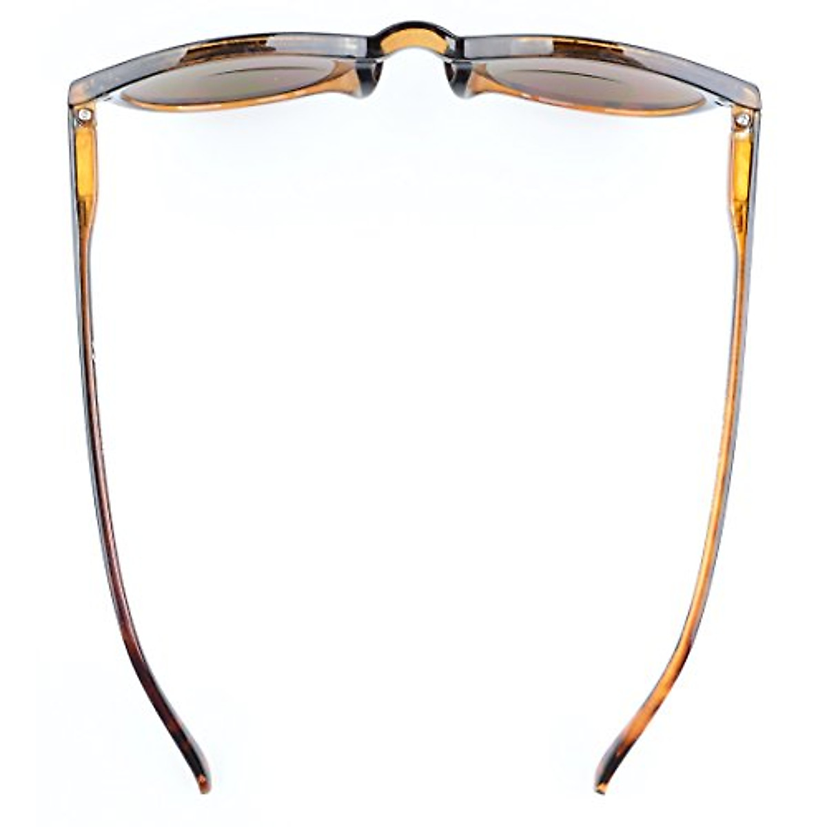 Eyekepper Key Hole Style Spring-Hinged Round Bifocal Sunglasses Sunshine Readers Black-Tortoise +2.0