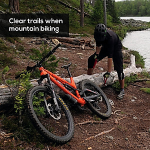 Nordic Pocket Saw 36 Inch Pocket Chainsaw with 50 Bi-Directional Teeth for Clearing Trails - Handy Backpacking Saw with Extra Large Nylon Handle Loops - for Survival and Emergency Situations