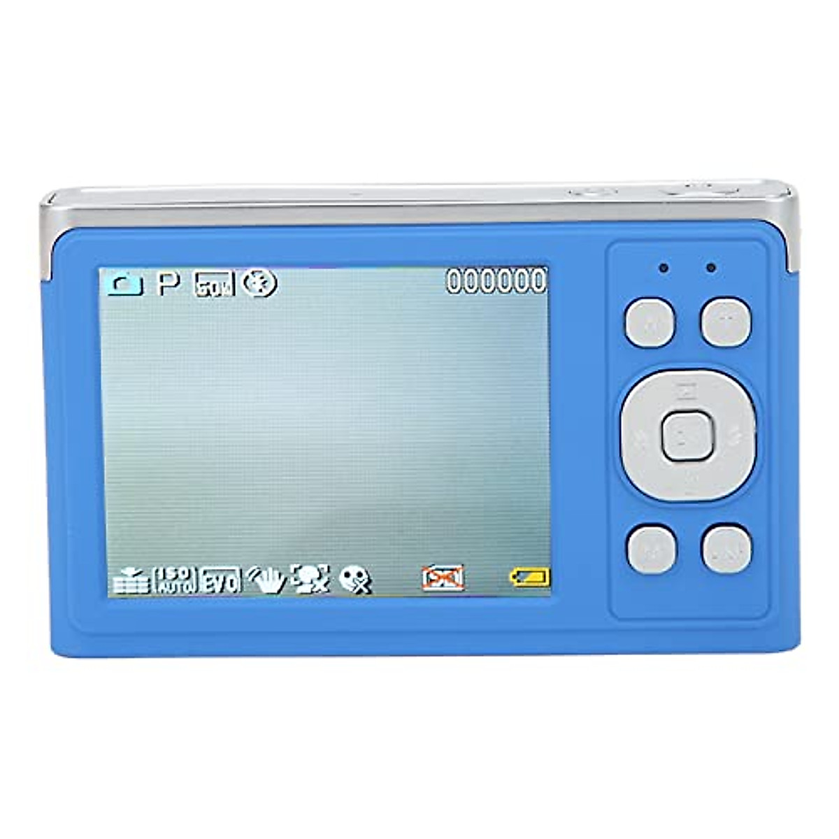 Digital Camera, 4K Digital Camera 2.88in IPS HD Mirrorless Camera AF Autofocus 16X Zoom 50MP Camera for Macro Shooting (Blue)