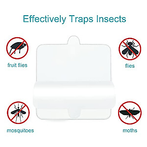 12 Pack Flea Trap Refill Discs 6" Replacement Glue Boards for Terro T230 T231 Square Flea Bed Bug Traps for Inside Your Home, Sticky Pads for Fleas, Bugs, Flies, Mosquitos, etc