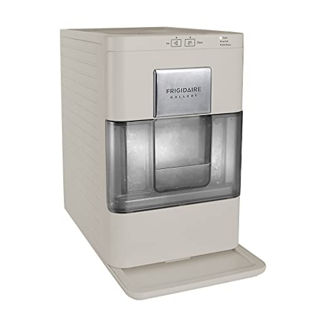 FRIGIDAIRE Gallery EFIC255 Countertop Crunchy Chewable Nugget Ice Maker, 44lbs per Day, Auto Self Cleaning, 2.0 Gen, Cream
