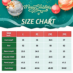 Mojonnie Santa Claus Costume for Men Christmas Santa Suit Adults Men Deluxe Velvet Santa Costume for Men