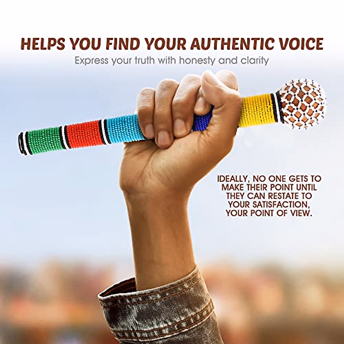 Zulu Beaded Talking Stick: Powerful Communication Tool for Balanced Dialogue, Storytelling and Peacebuilding