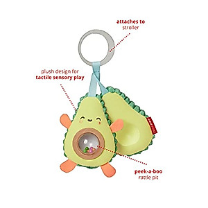 Skip Hop Farmstand Avocado Baby Stroller Toy