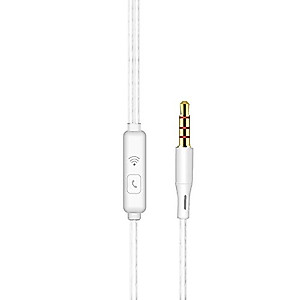 Tatoonly Superjiuex Simple Universal in-Ear Headphones Inline Computer Phone with Wheat Headset Wire Headset Earphone V4.2 Stereo