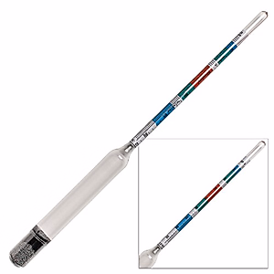 SP Bel-Art, H-B DURAC Triple Scale Beer and Wine Hydrometer, Glass (B61807-7100)
