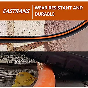EASTRANS Heavy Duty Garden Hose 5/8 in x 25 ft, Flexible Water Hose with 3/4" Solid Brass Connector Outdoor, Car wash, Lawn