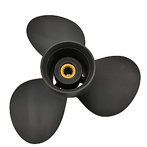 ARKDOZA Aluminum Prop Propeller for BRP Johnson EVINRUDE OMC Stern Drive 90/115/140HP 4 Stroke 15 Spline (14 (Dia) x 21 (Pitch))