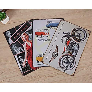 New Tin Sign Aluminum Retro Western Cowboy Metal Sign 8 X 12 Inch