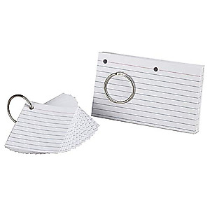 Oxford Just Flip-It Punched & Supplies Perforated Study Cards Supplies Ess63506 Tops Products
