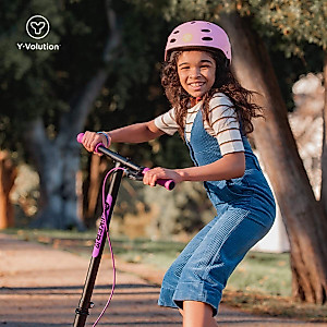 Yvolution Y Fliker Air A3 Kids Drifting Scooter | Swing Scooter for Boys and Girls Age 7+ Years (Red 2020)