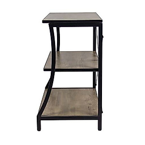 Aquatic Fundamentals 29/37 Gallon Metal/Wood, Aquarium Stand, Console Table, 31" L x 15" W