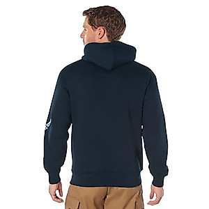 Rothco Embroidered Pullover Hoodies - Military Branch (US, Alpha, Large, Regular, Regular, Blue, Air Force)