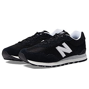 New Balance Women's 515 V3 Sneaker, Black/White 3, 6 Wide