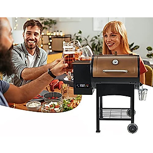 Bbqzone Digital Thermostat Control Board Replacement Part for Pit Boss Wood Pellet Grill Tailgater P7-340/ Lexington P7-540/ Classic P7-700/ Austin XL P7-100/ 440FB1 Matte Black