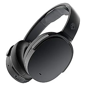 Skullcandy Hesh ANC Over-Ear Headphones, Active Noise Cancelling, Wireless Charging 22 Hours Battery Life - True Black