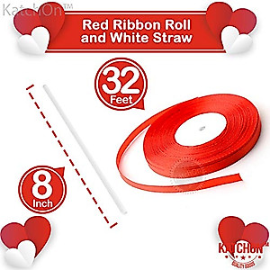 KatchOn, Large Teddy Bear Balloons Set - 40 Inch, Pack of 12 | Anniversary Balloons, I Love You Balloons for Special Night, Anniversary Decorations | Happy Anniversary Balloons, Red Heart Balloons