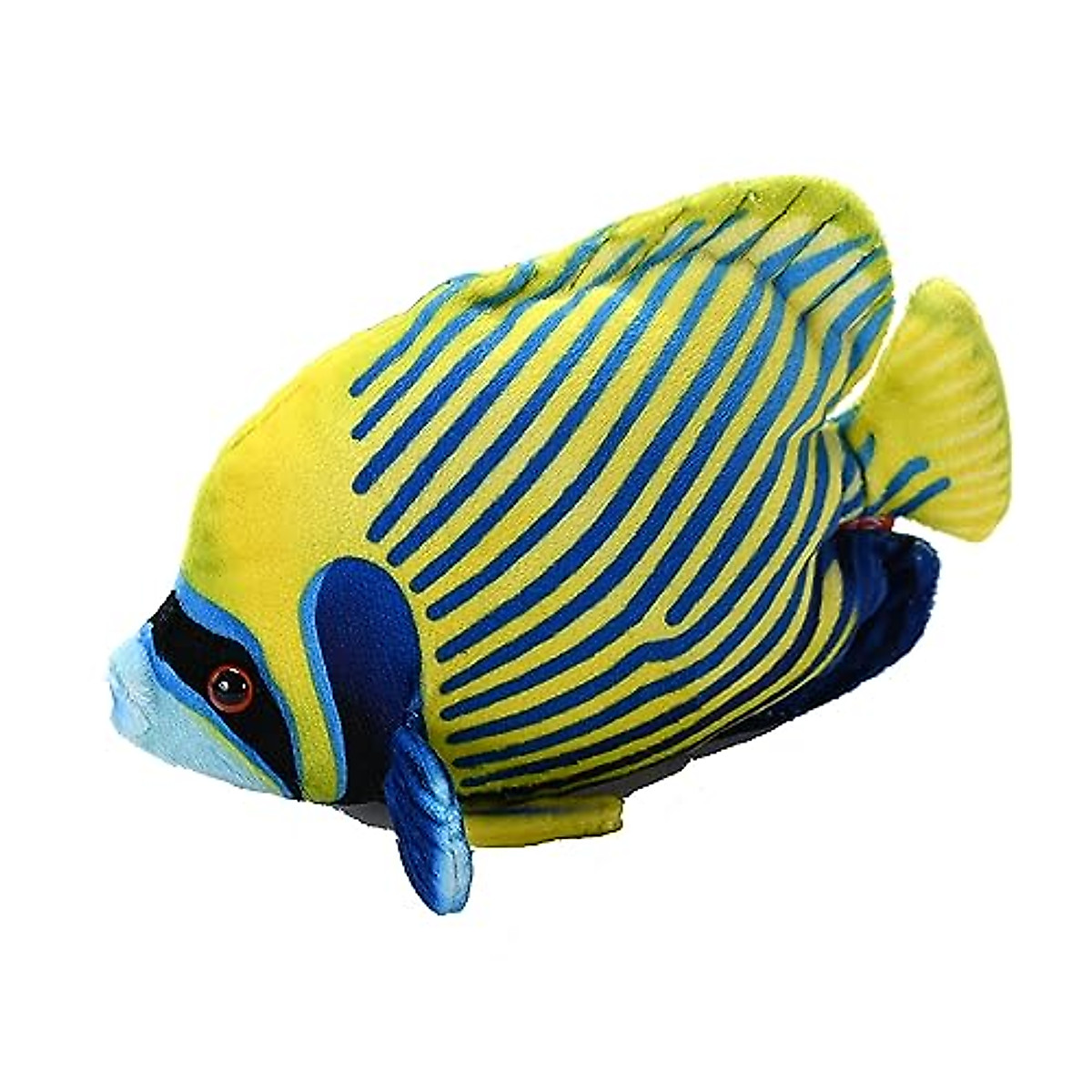 WILD REPUBLIC Coral Reef, Emperor Angelfish, Stuffed Animal, 6 inches, Gift for Kids, Plush Toy, Fill is Spun Recycled Water Bottles