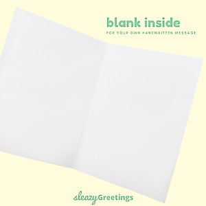 Sleazy Greetings Funny Wedding Card | Funny Congratulations Card | Rude Wedding Cards For Bride And Groom | Bridal Shower Cards | No Longer Living In Sin Card