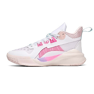 Neutral Basketball Shoes Breathable mesh Men's Shoes Women's Shoes Super Light Tennis Shoes Combat Shoes Actual Combat Shoes Outdoor Shoes Pink