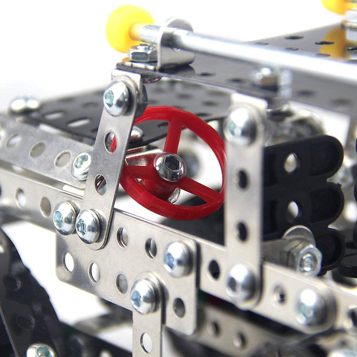 IRON COMMANDER STEM Jeep Building Toy Kit - Erector Set Model Kit, Metal Building Set, Steam Education Toy for Boys & Girls Age 8 and Up - 251 Parts