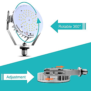 Hakkatronics 40W LED Retrofit Kit, 250W MH/HPS/HID Equivalent, 5000K Daylight White, E39 Mogul Base, for Parking Lots, Areas Shoebox and Canopy Light Fixtures