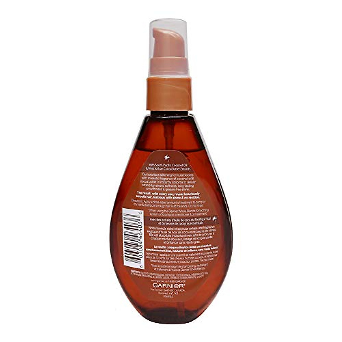 Garnier Whole Blends Smoothing Oil, Coconut Oil & Cocoa Butter Extracts 3.4 Fl Oz (1 Count)