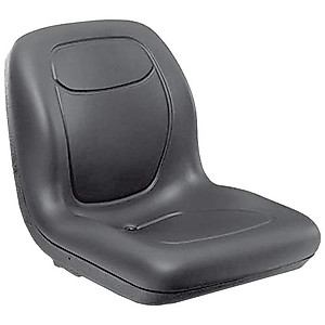 Stens 420-360 High Back Seat, Compatible with/Replacement for Genie: 123137, John Deere: VG12160, Simplicity: 1731999, 1731999SM, Waterproof Vinyl, 18-5/8 x 18-3/4 x 22, Black