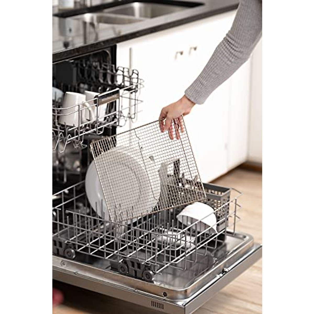 Half Sheet Cooling Rack by Ultra Cuisine - Wire Rack Baking Sheet - Oven Rack Grill - Wire Baking Rack - Sheet Pan Roasting Rack - Cooling Racks for Baking - Cooling Racks Champagne 12" x 17"