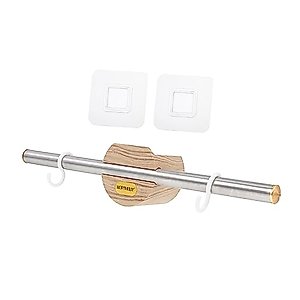 OSALADI 1 Set Tower Hanger Towel Storage Shelf Towel Shelf Modern Towel Rack Stainless Steel Hangers Towel Hangers Towel Rack Rod Wall Towel Holder Wall Towel bar Sponge Plastic Towel Rail