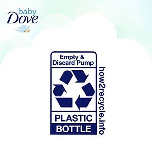 Baby Dove Tip to Toe Baby Body Wash For Baby's Sensitive Skin Sensitive Moisture Washes Away Bacteria, Fragrance-Free and Hypoallergenic Baby Soap, 13 Fl Oz (Pack of 3)