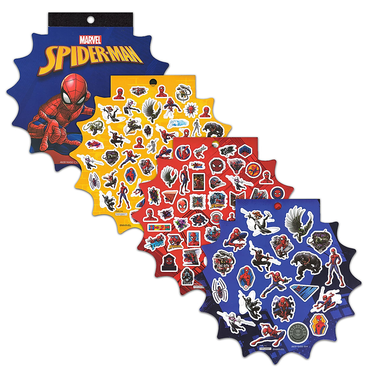 Marvel Shop Spiderman Backpack With Lunch Box For Boys ~ 5 Pc Bundle With 16 Inch Spiderman School Bag For Kids, Spiderman Lunch Bag, Stickers, And More | Spiderman School Supplies