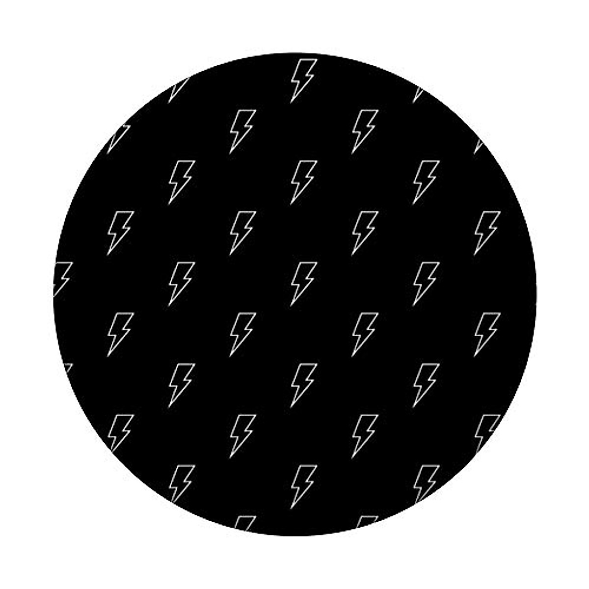 Lightning Bolt Gift Black and White Phone Grip Accessory G PopSockets PopGrip: Swappable Grip for Phones & Tablets