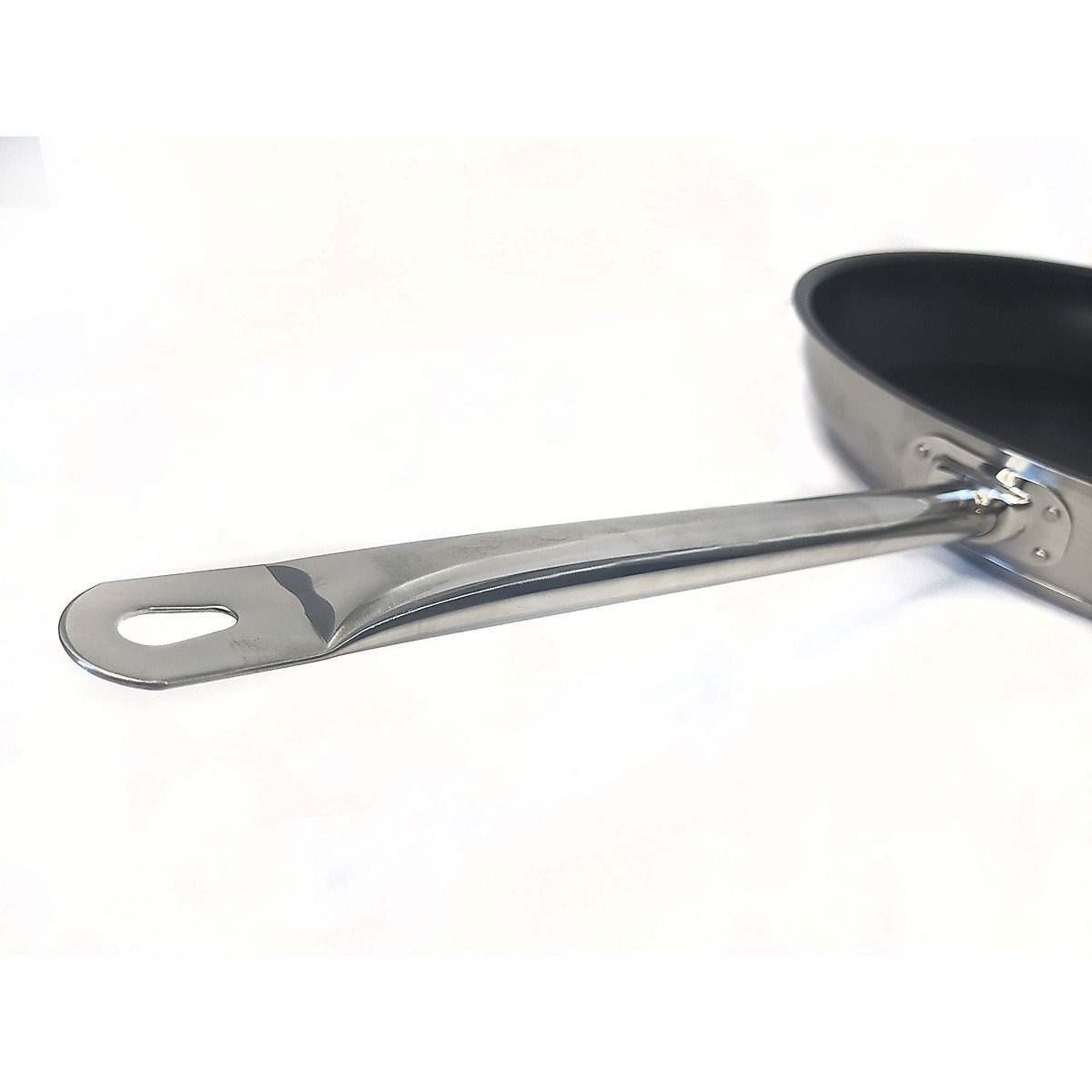 Update International Induction Fry Pan, 8-Inch, Excalibur Coated SuperSteel