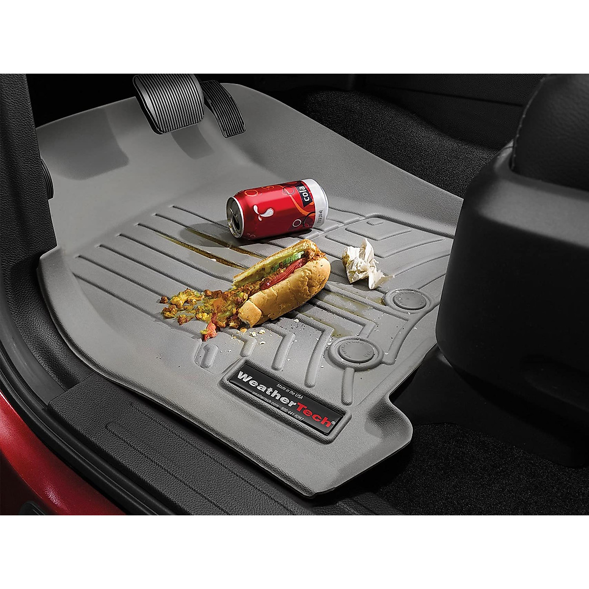 WeatherTech FloorLiner for Ford Explorer (443596) - One Piece - 2nd and 3rd Row Coverage, Black