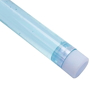 75-Pack Plastic Test Tubes with Lids - 12.5 x 98 mm Clear Plastic Vials, 7.5ml Sample Tubes for Craft, Scientific Experiment