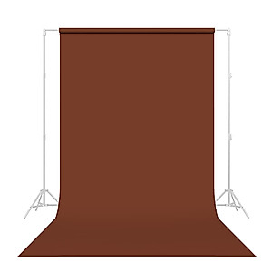 Savage Seamless Paper Photography Backdrop - Color #16 Chestnut, Size 86 Inches Wide x 36 Feet Long, Backdrop for YouTube Videos, Streaming, Interviews and Portraits - Made in USA