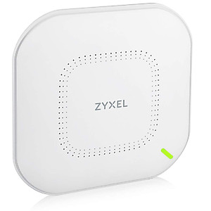 Zyxel True WiFi 6 AX3000 Wireless Multi-Gigabit Enterprise Access Point | Wall & Ceiling Optmized Antenna | Cloud, App, Direct or Controller Management | POE+ |1 Year Nebula Pro | WAX610D