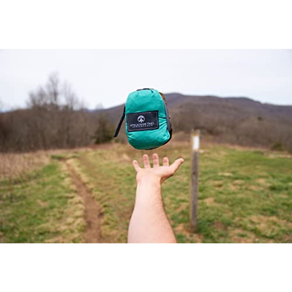 ENO DoubleNest Hammock Prints - Fade Teal/Chartreuse