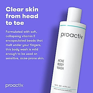 Proactiv Acne Body Wash - Exfoliating Body Wash for Sensitive Skin, Salicylic Acid Cleanser with Soothing Shea Butter & Cocoa Butter - 16 oz.
