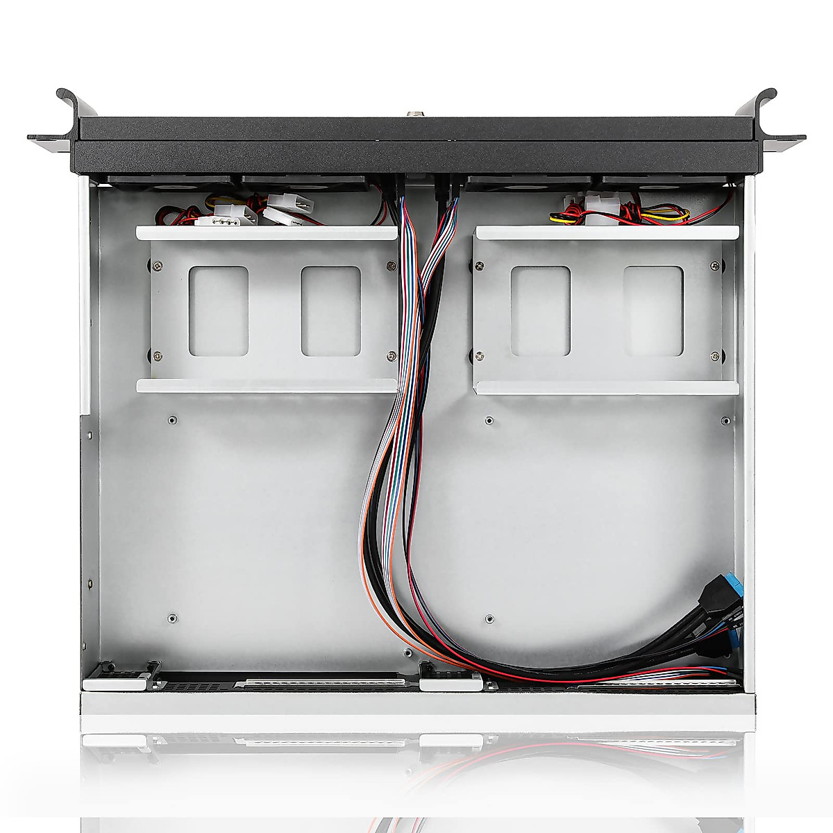 2U Rackmount Case for Dual Mini-ITX MB 14" Deep