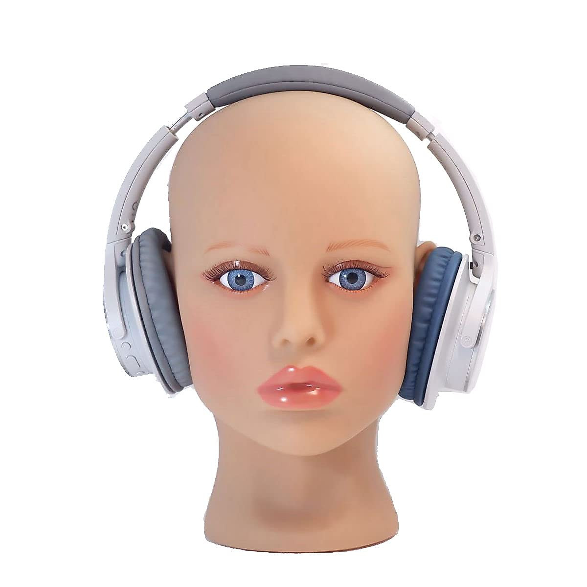 Seedollia Realistic Mannequin Head for Wigs Hat Stands for Display Glasses Holder Stand Headphone Stand Headband Display African American